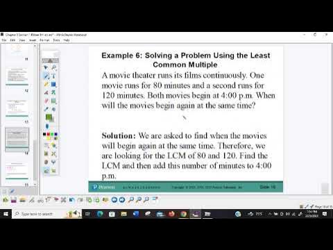 Problem Solving Using the Least Common Multiple - YouTube