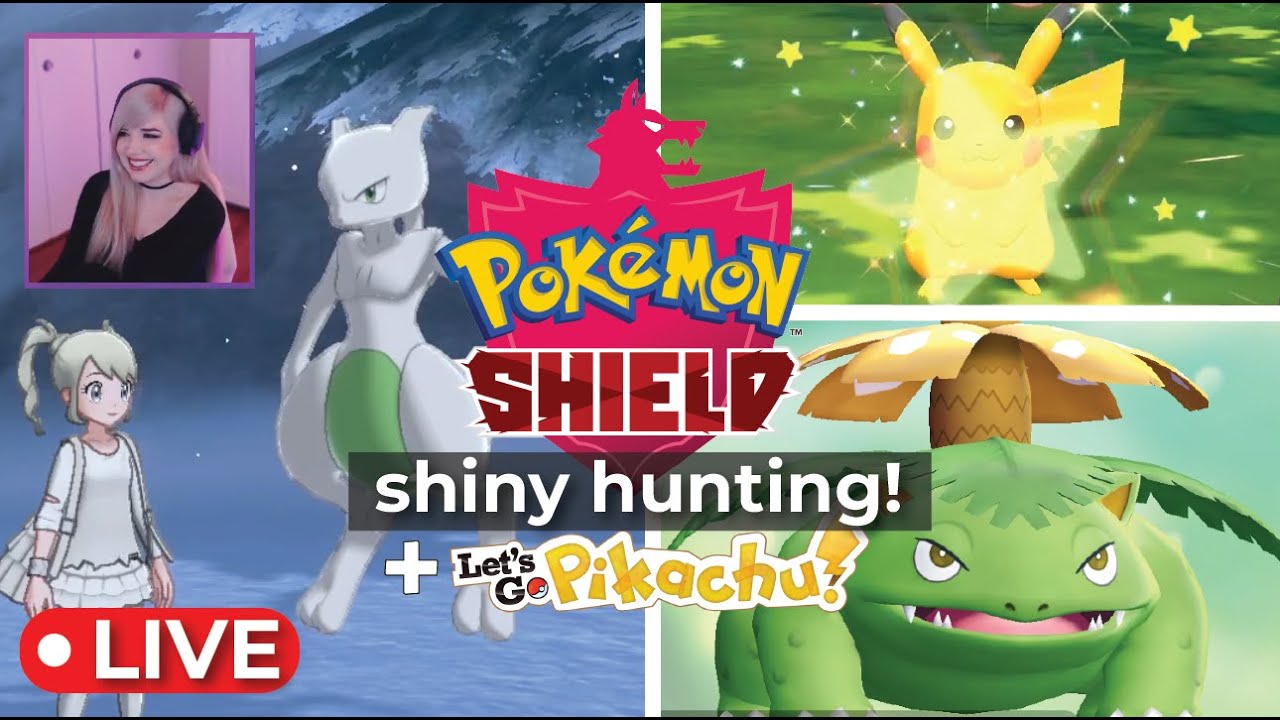 double shiny hunting in pokémon shield + let's go pikachu - YouTube