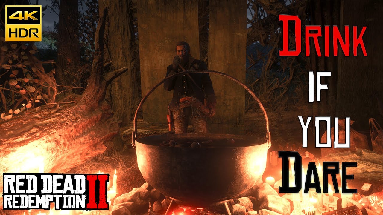 RDR2 Witches Cauldron Secret Location | Must try! | Red Dead Redemption ...