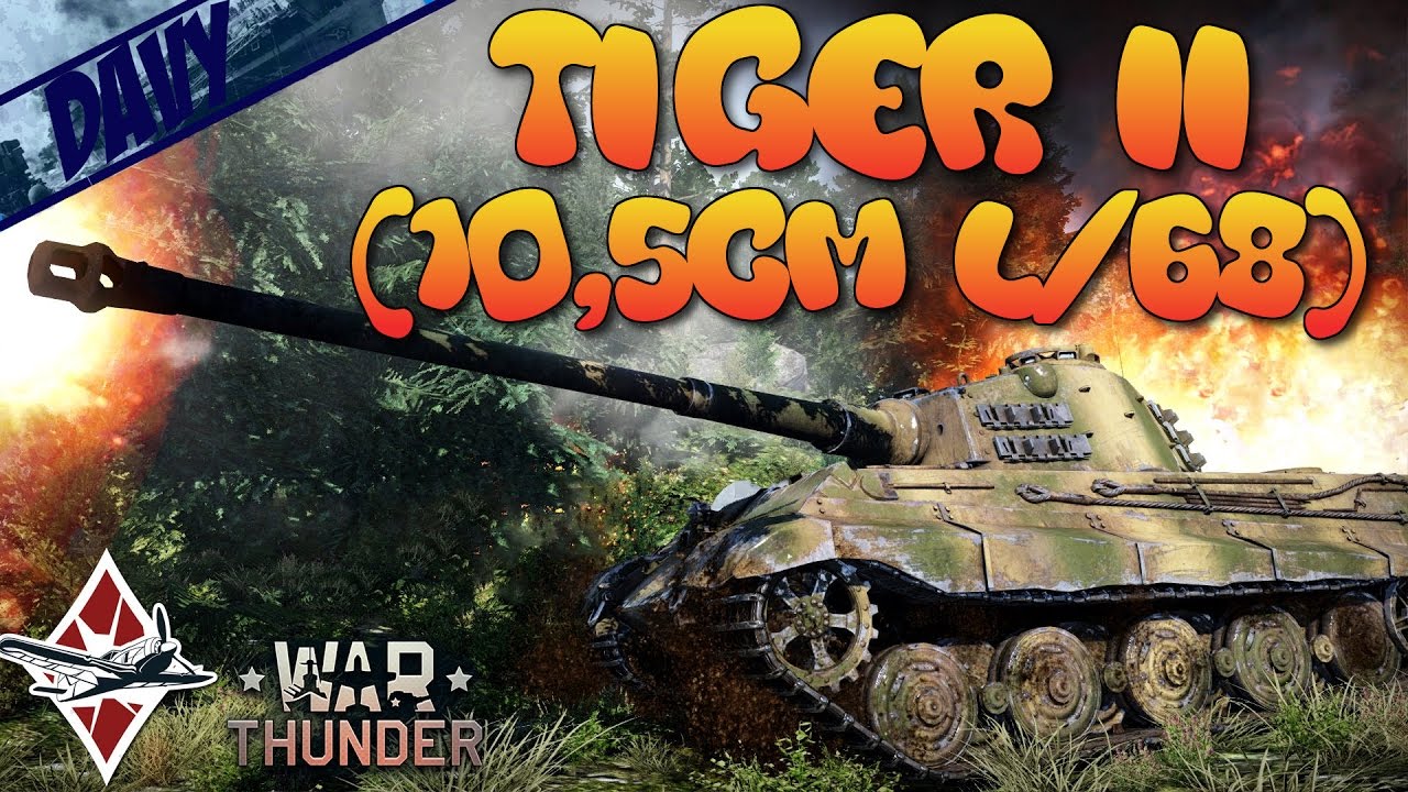 War Thunder Gameplay ITA - Tiger II (10,5cm L/68) - YouTube