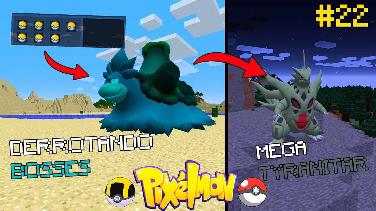 DERROTANDO BOSSES ATRAS DOS MELHORES ITENS - MINECRAFT PIXELMON 100% ...