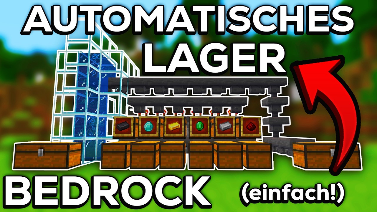 AUTOMATISCHES LAGER MINECRAFT BEDROCK 1.21 - YouTube