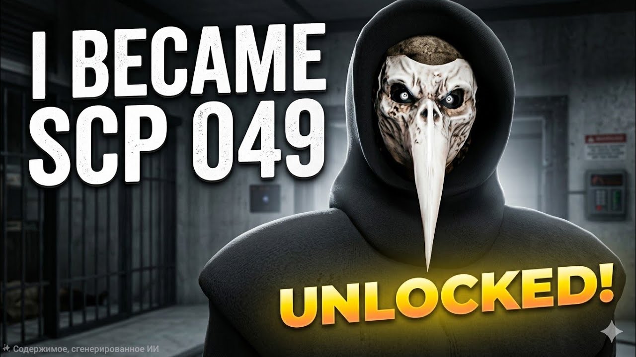I Became Scp 049 In Roblox Scp And Siren Head Roleplay Youtube