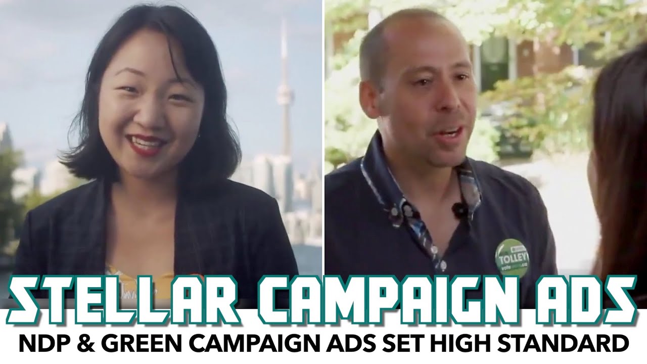 NDP and Green Campaign Ads Set High Standard - YouTube