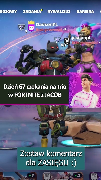 Fortnite Jacob Dzień 67 Czekania Na Trio Z Jacob Fortnite