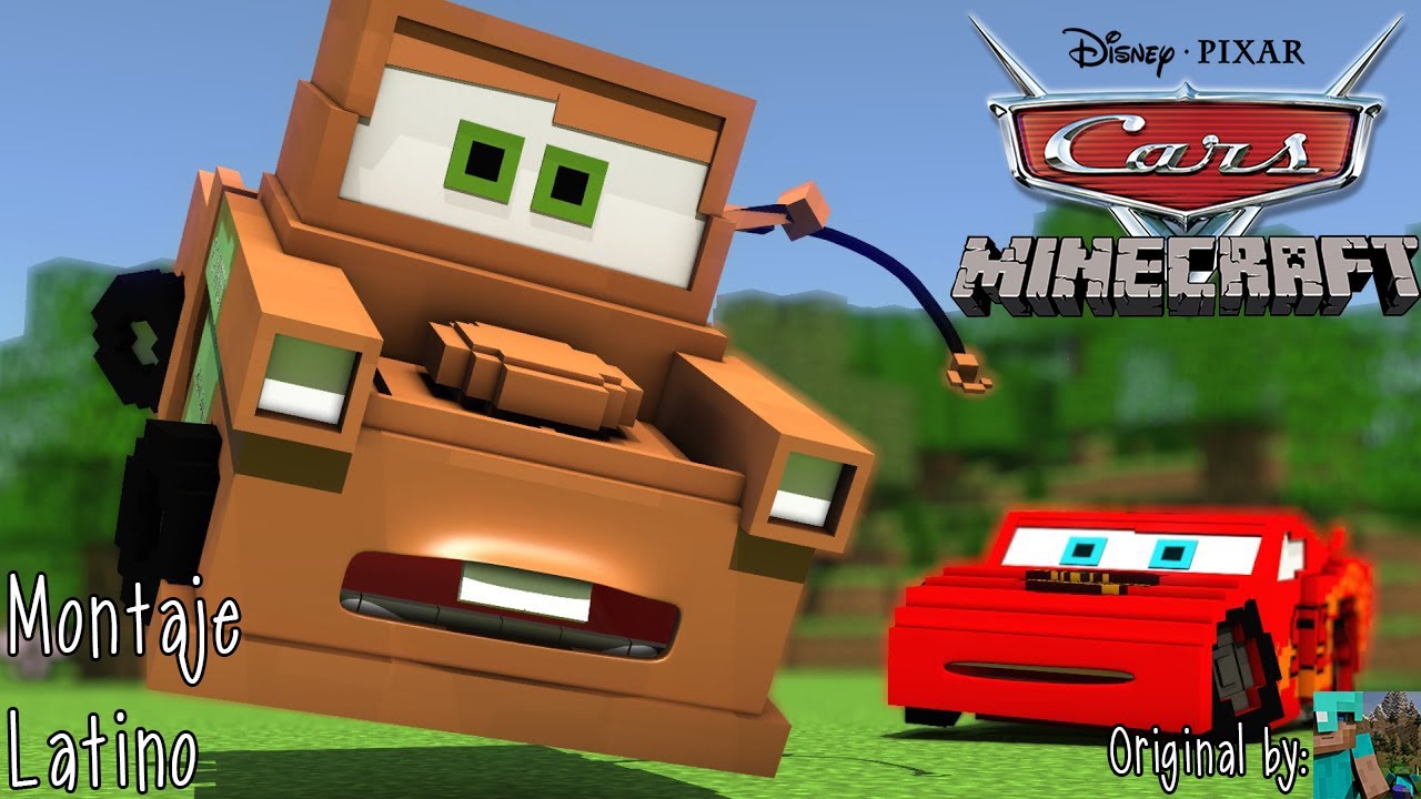 Disney Pixar Cars en Minecraft - Animación (Montaje Latino) Original by ...