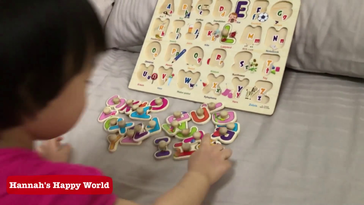 GOOD BABY Hannah and her ABC Puzzle for Preschool, Toddler and Babies ...