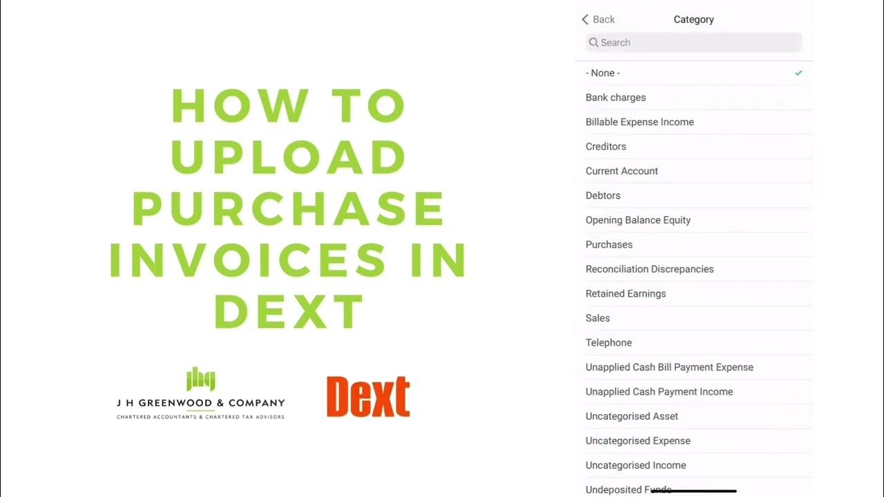 How to Upload Purchase Invoices in Dext (Mobile) - YouTube