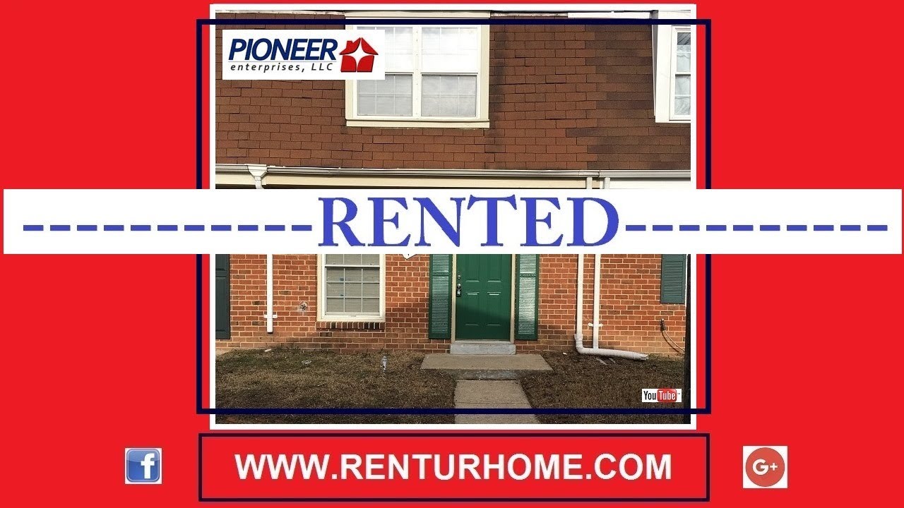RENTAL - 1914 Arwell Court, Severn, Maryland 21144 - YouTube