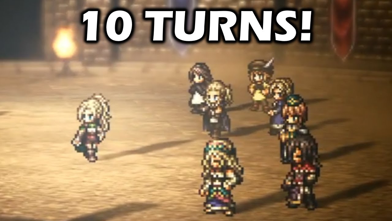 Octopath CotC - Ri'tu Cup Race (10 turns!!) - YouTube
