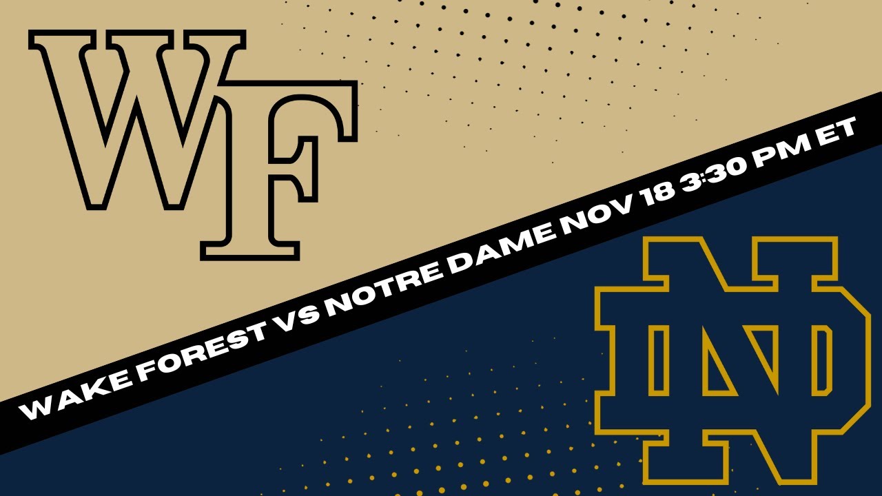 Notre Dame vs Wake Forest Prediction and Picks - College Football Picks ...