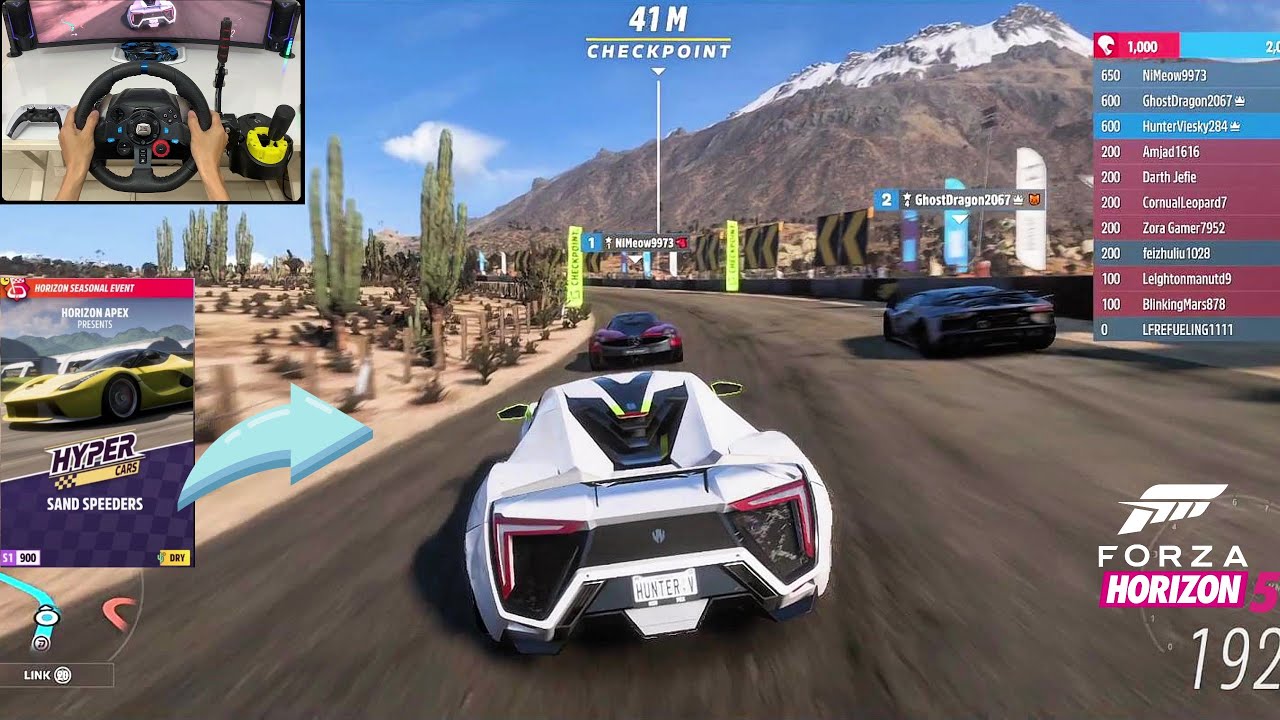 Sand Speeders - Motor Lykan Forza Horizon 5 Gameplay Steering Wheels ...