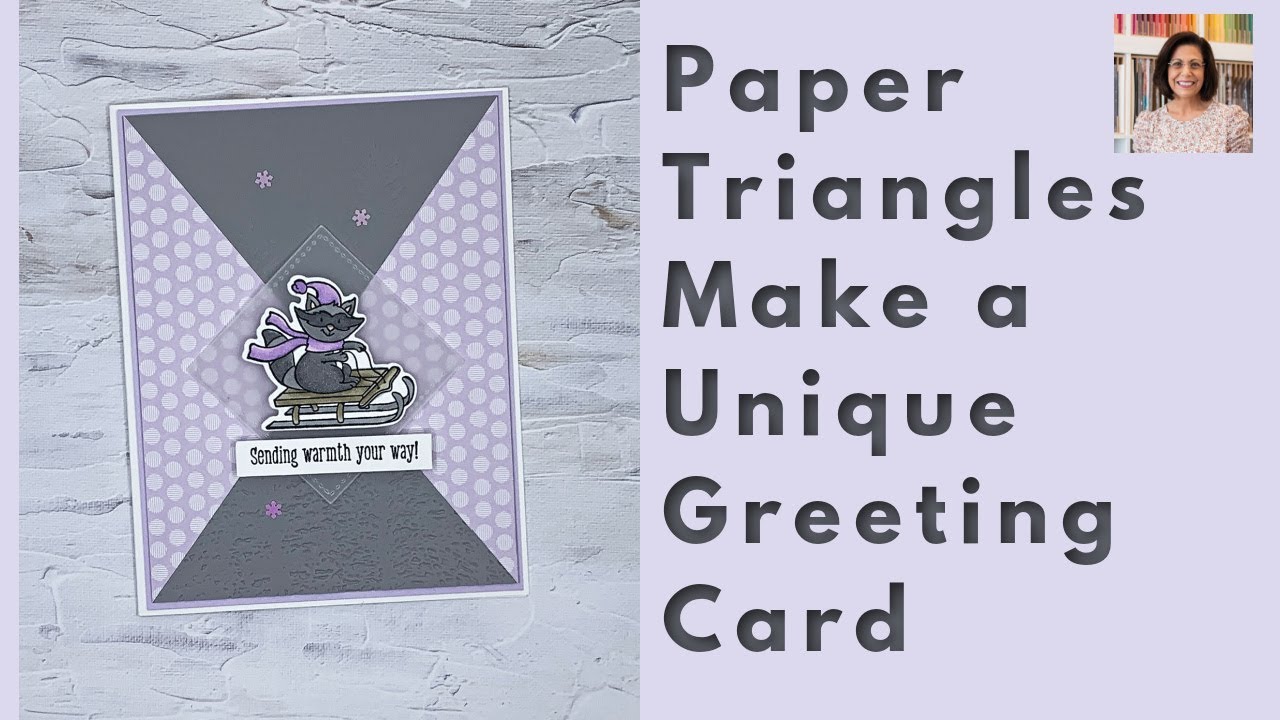 Want to See How Paper Triangles Make Your Greeting Card Unique? - YouTube