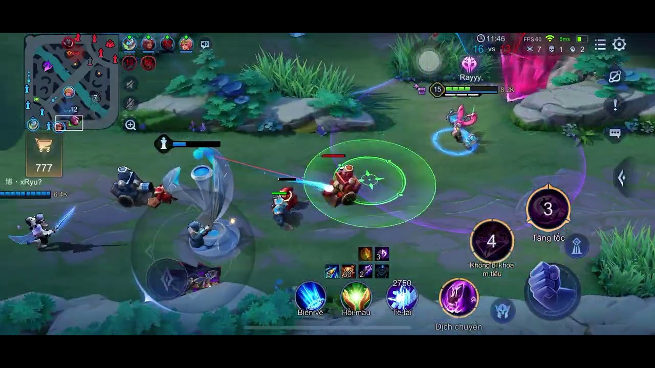 Trận đấu đi 5 gặp team tiktok anna hime cầm keera gánh team như thế nào ...