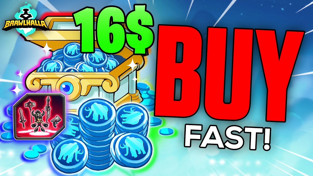 Brawlhalla Collectors Pack For $16?!? (3500 MAMMOTH COINS) - YouTube