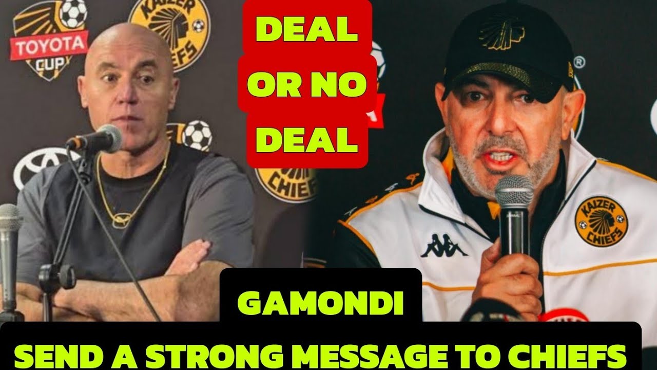 GAMONDI SEND A STRONG MESSAGE TO CHIEFS MANAGEMENT AND COACH - YouTube