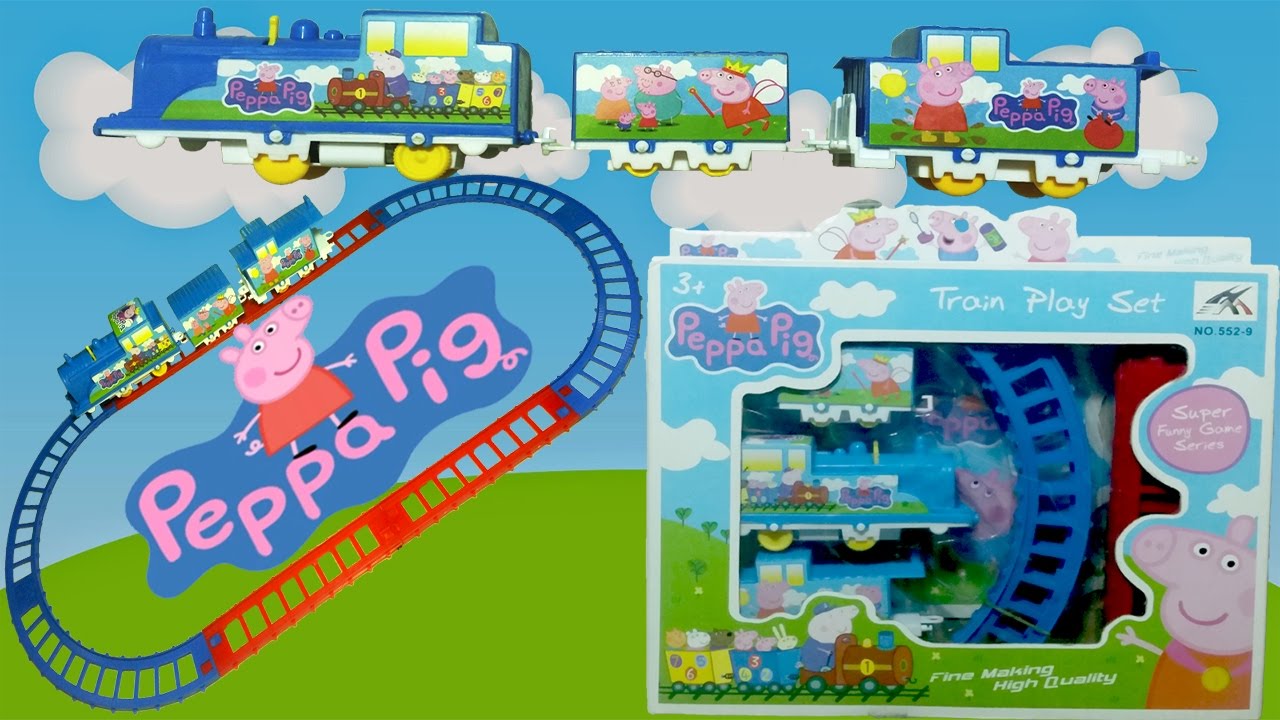 Peppa Pig Grandpa Pig Train Toy Set & Peppa Pig Grandpa Pig Train Toy ...