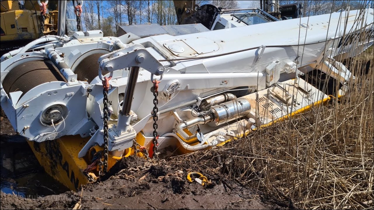 Pulling out the Telescopic Crawler Crane, for 2 days!!! - YouTube