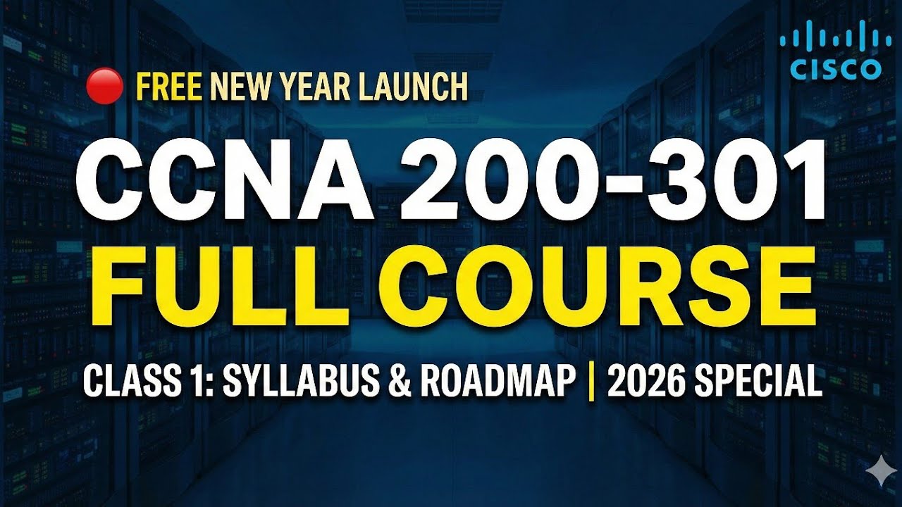 🚀 CCNA Full Course Launch! | Class 1: Syllabus Discussion | New Year ...