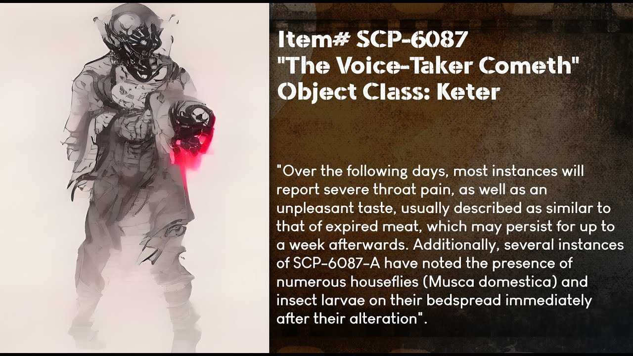 Un[REDACTED] SCP-6087 - The Voice-Taker Cometh - YouTube