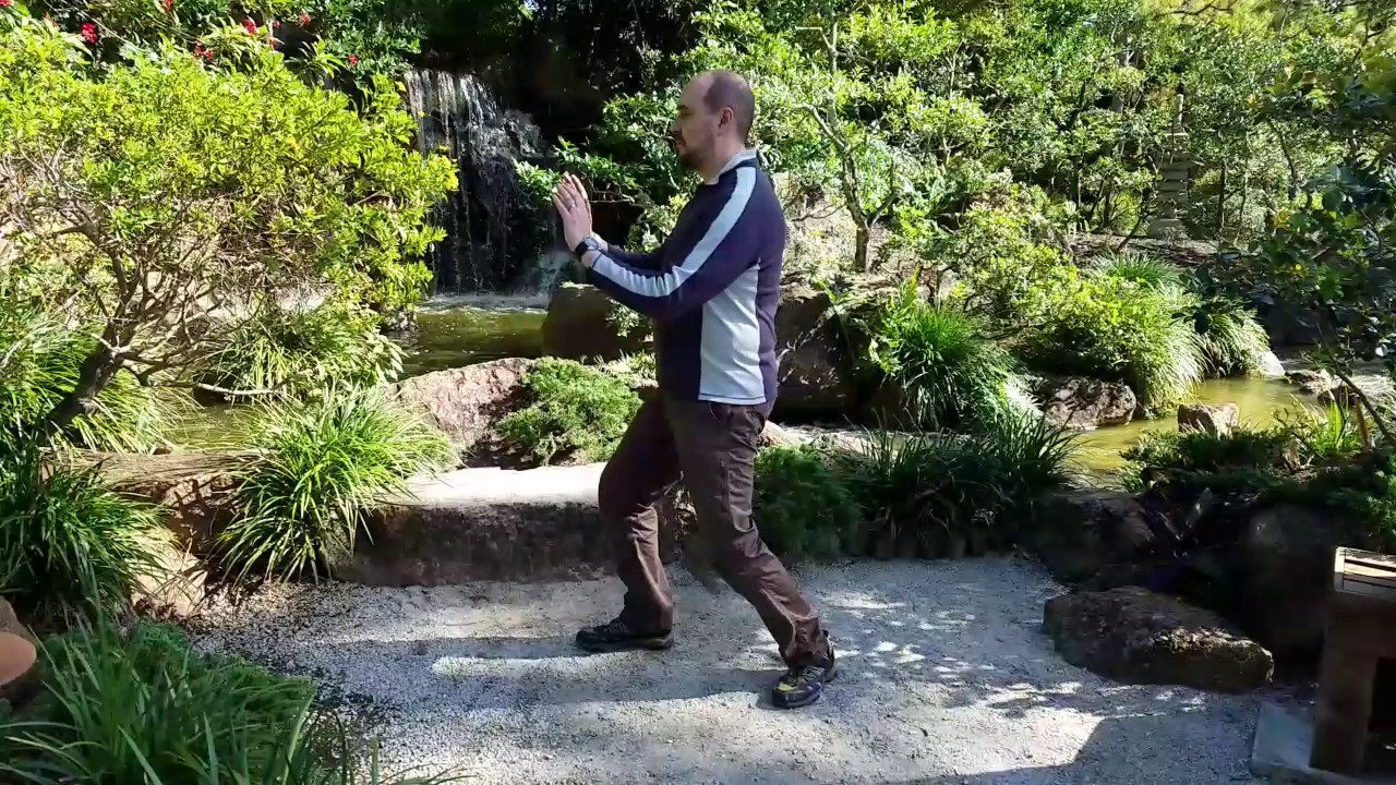 Tai Chi in Zen Garden - YouTube