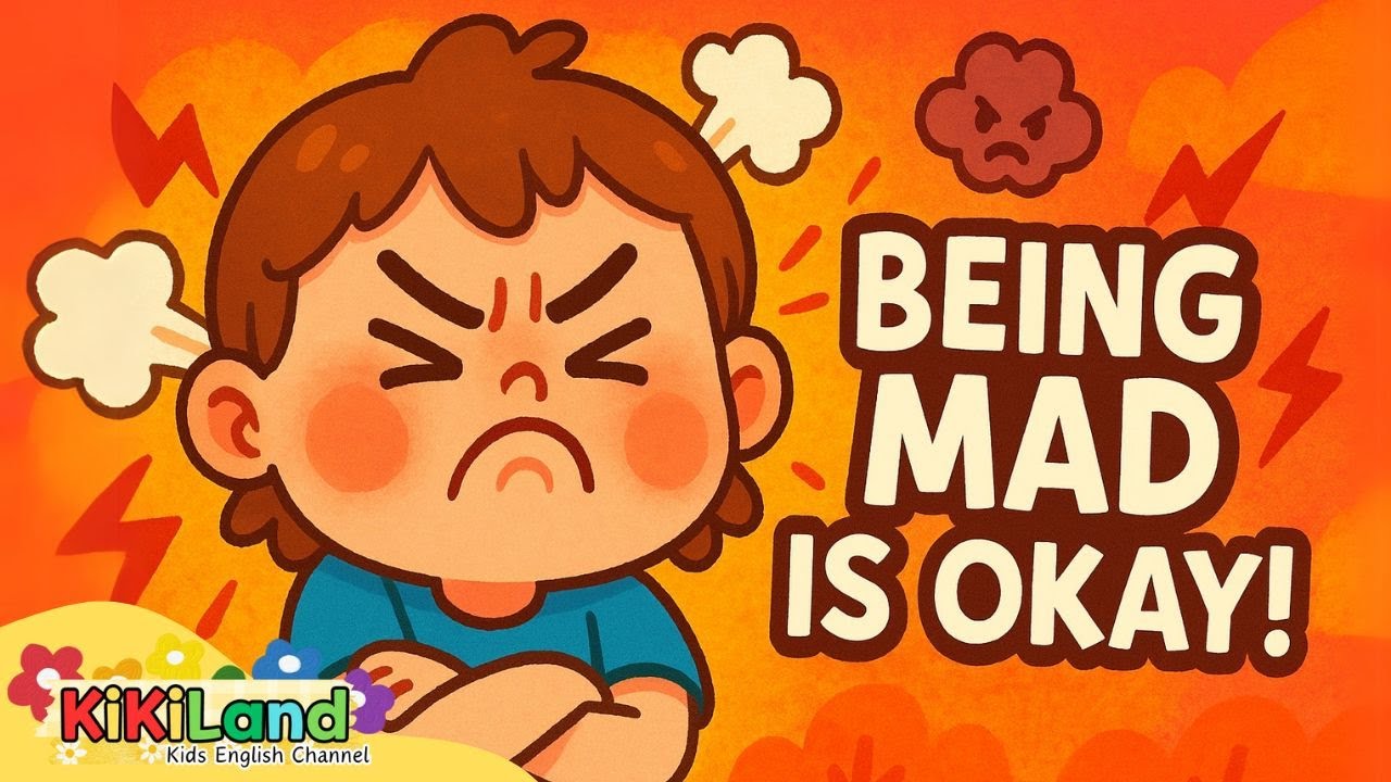 Being Mad is Okay | Learn to Talk About Feelings | Toddler Song for ...
