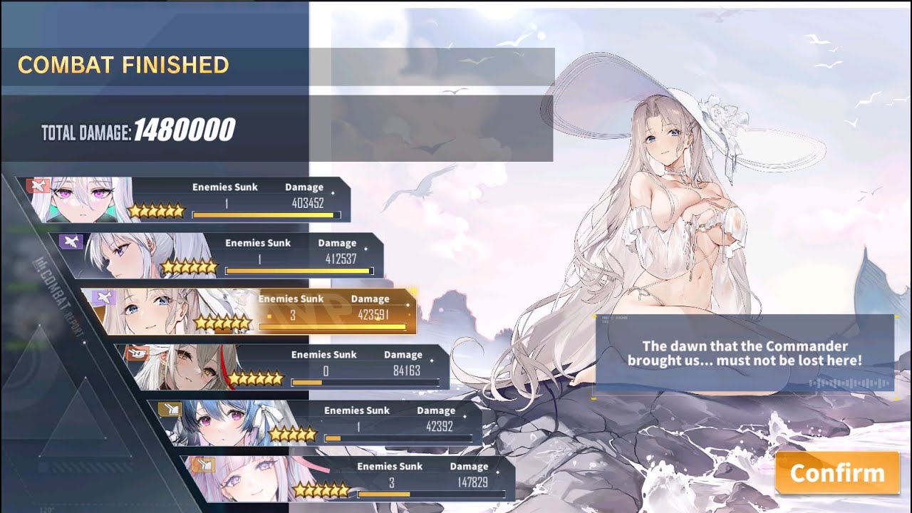 Azur lane : dev 30 kearsarge vs Repulse meta 1.48M auto - YouTube