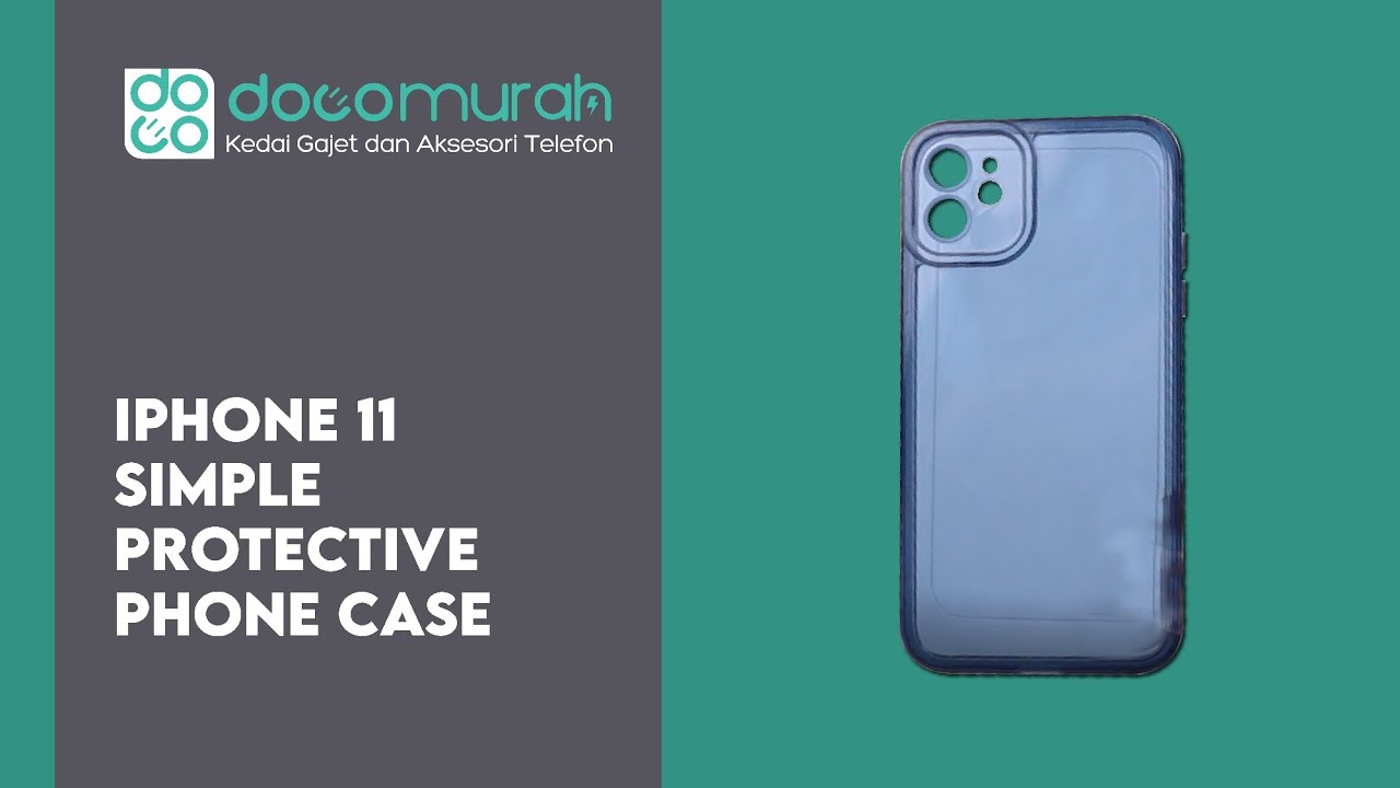 Doco Murah-iPhone 11 Simple Protective Phone Case - YouTube