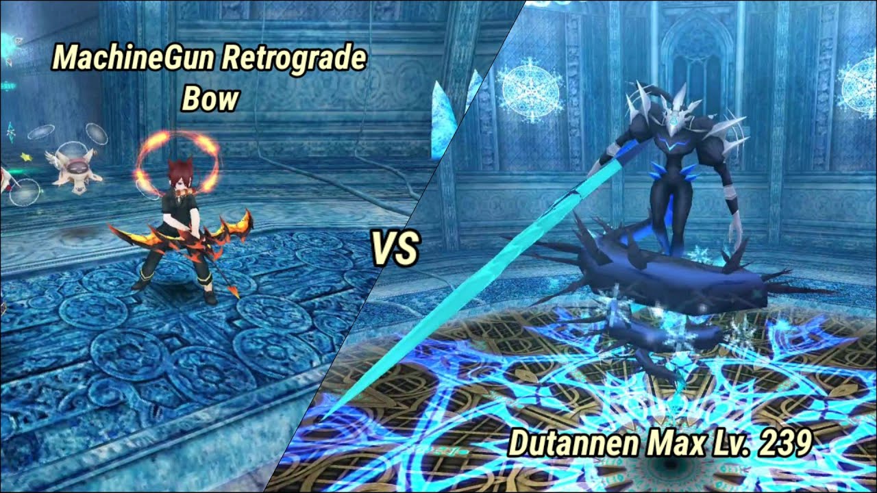 Toram Online - MachineGun Retrograde Bow VS Dutannen Max Lv. 239 (0:26 ...