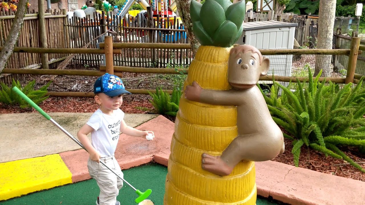Mini Golf Kids Playtime Fun | Amusement Park | Summer Activities for ...
