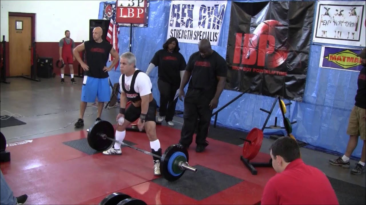 Powerlifting: 2014 IBP NATIONALS Tim Metcalf dl - YouTube