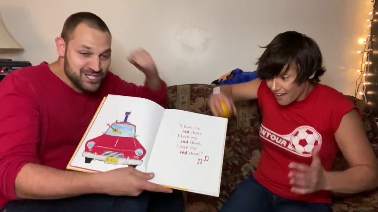Josh and Gab read Pete The Cat - YouTube