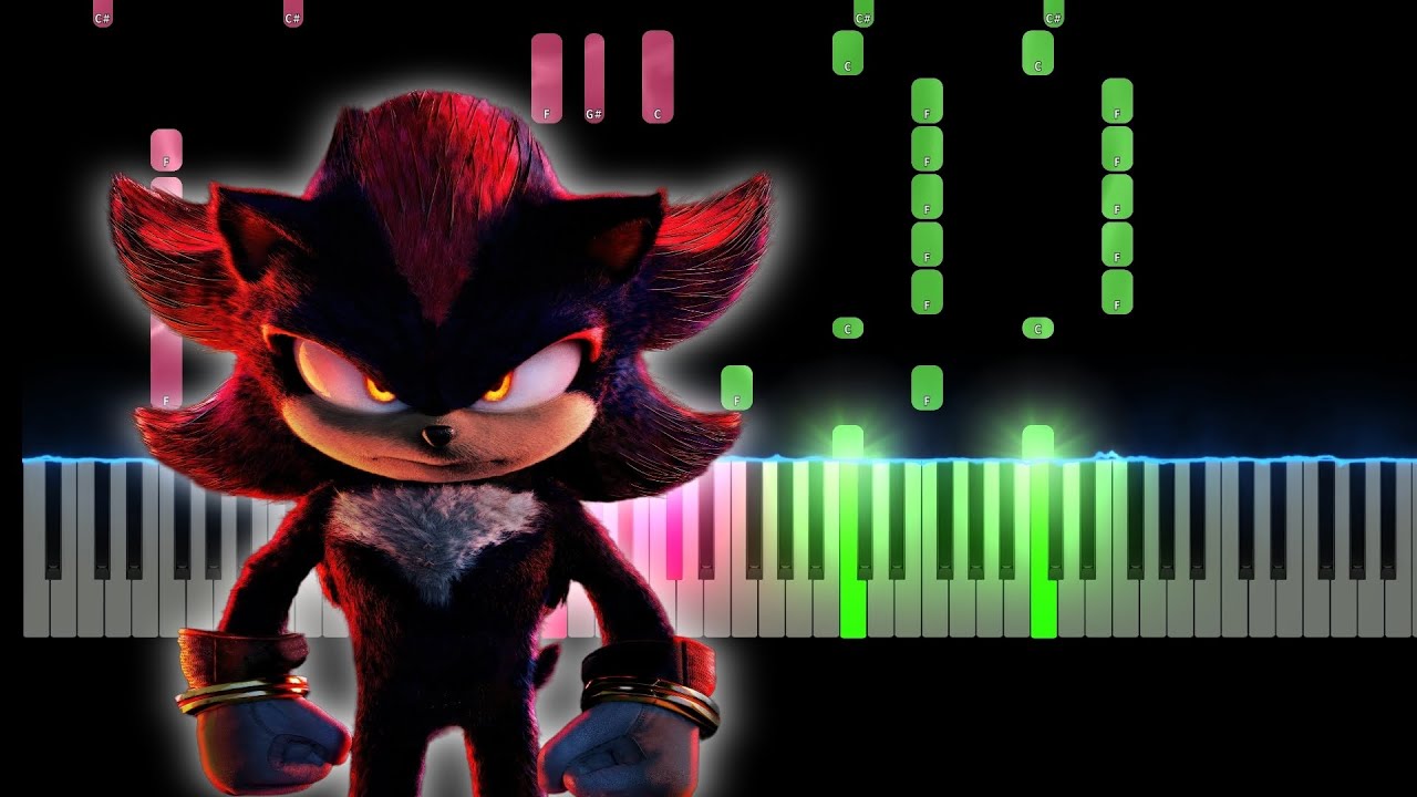Sonic The Hedgehog 3 - Neon (One OK Rock) Piano Tutorial - YouTube