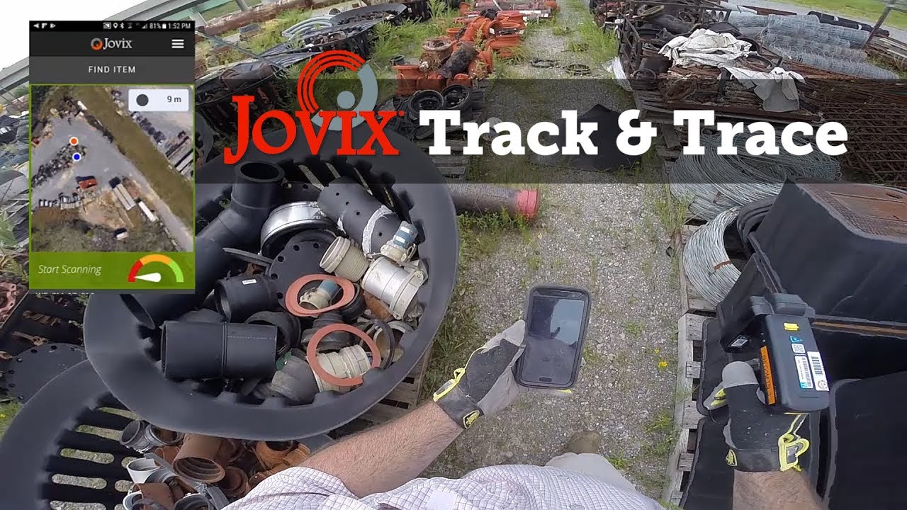 Track and Trace Materials with Jovix and a Smartphone - YouTube
