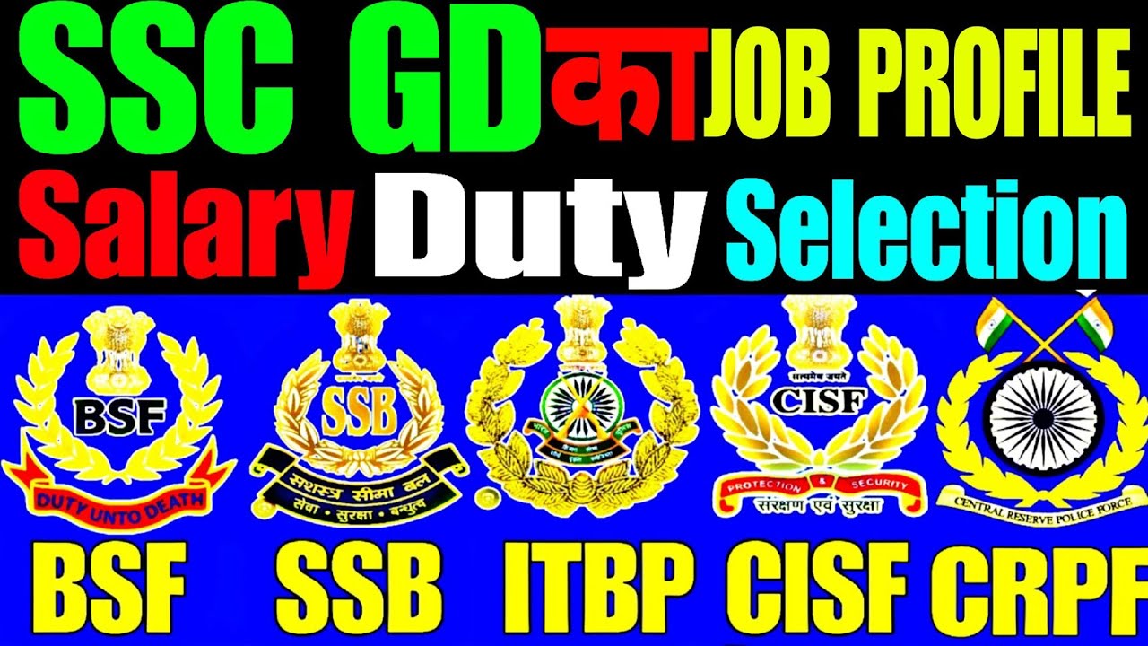 #SSC_GD Job Profile, Salary, Duty, Facility , Promotion, Deputation BSF ...