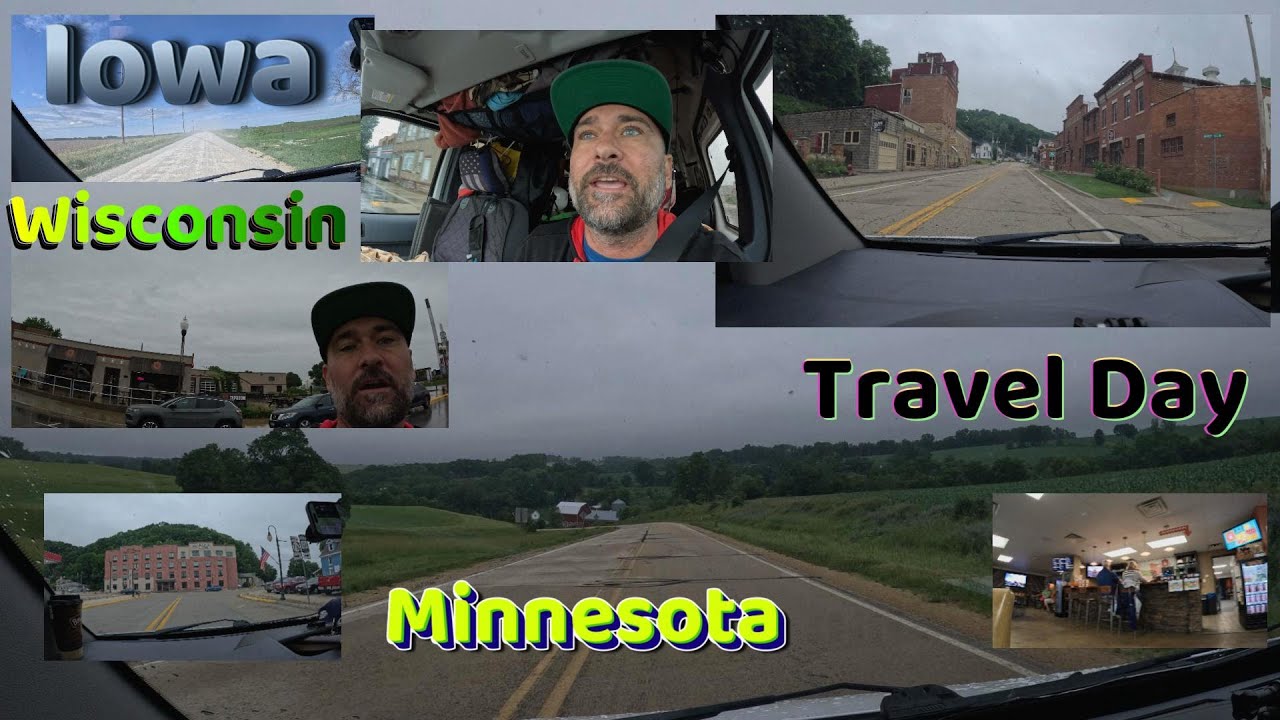 Travel Day Part 1- Wisconsin Iowa Minnesota - Heading to South Dakota ...