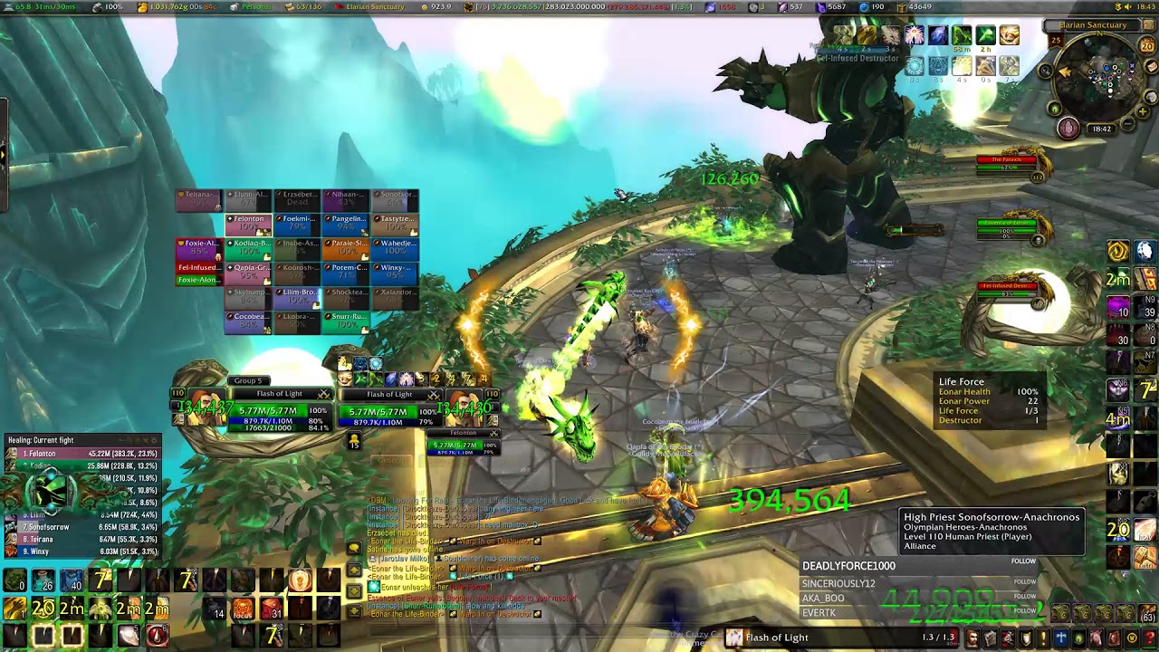 Eonar the Life-Binder LFR | Holy paladin (World of Warcraft) - YouTube