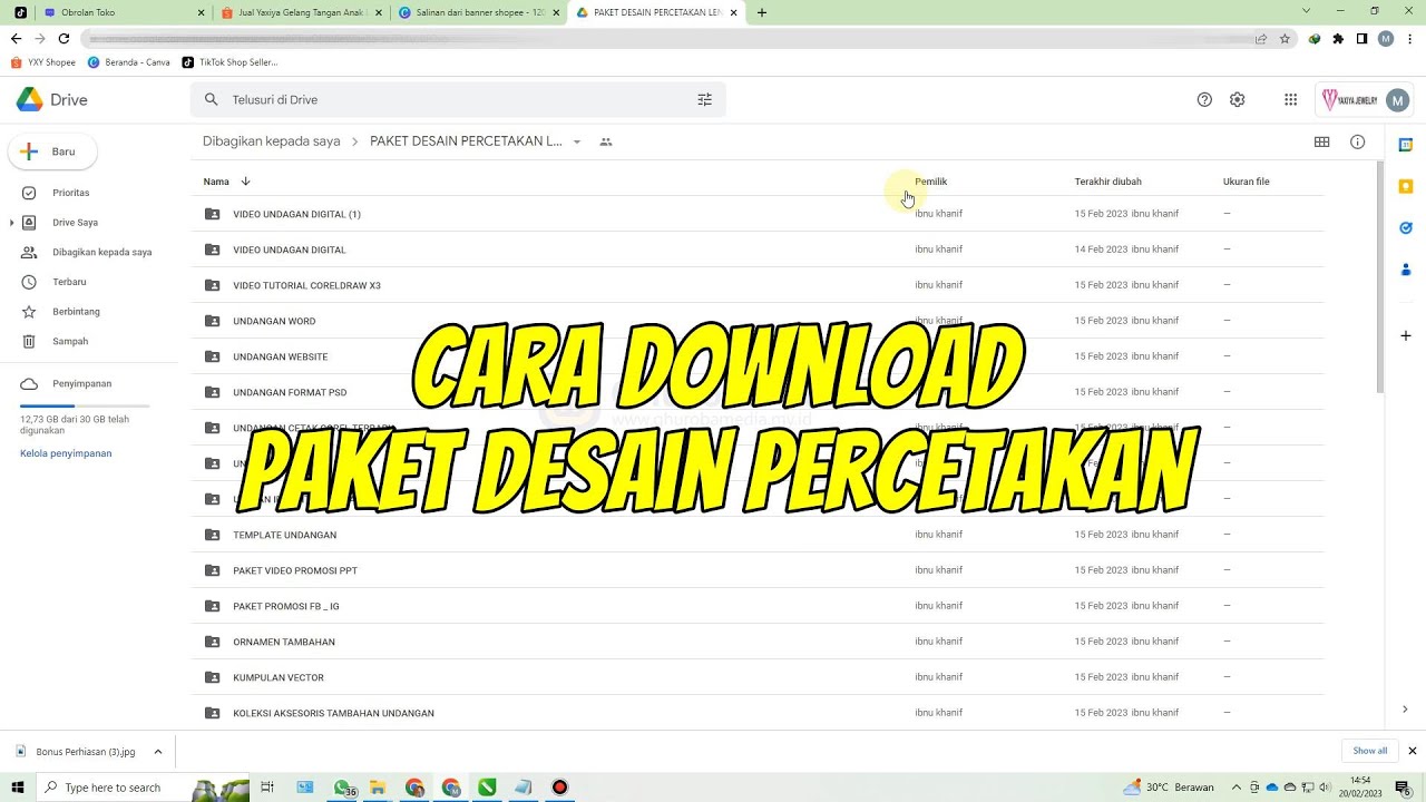 Cara Download File Paket Desain percetakan - YouTube