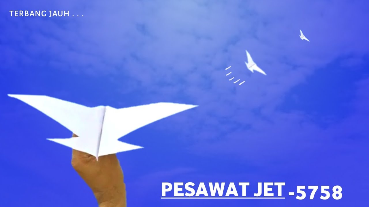 DIY- How to Make a Jet Plane Fly Long Distance at High Speed - paper ...