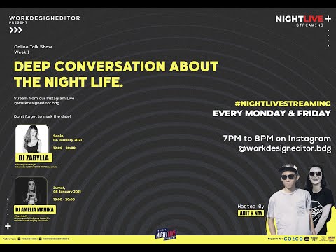 Night Live Streaming - Week 1 ( Friday, 08 January 2021 ) DJ AMELIA MANIKA