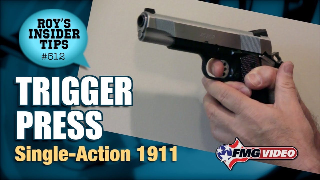 Trigger Press: Single-Action 1911 - YouTube
