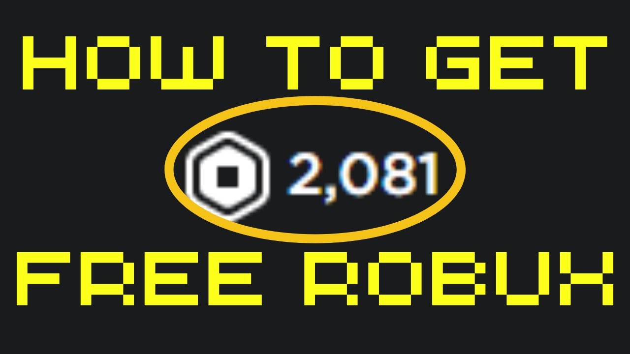 HOW TO GET FREE ROBUX! *WORKING* #freerobux - YouTube