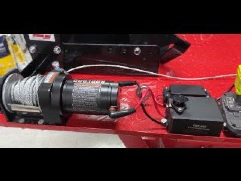 Battery Operated Motorcycle Loading Winch - YouTube