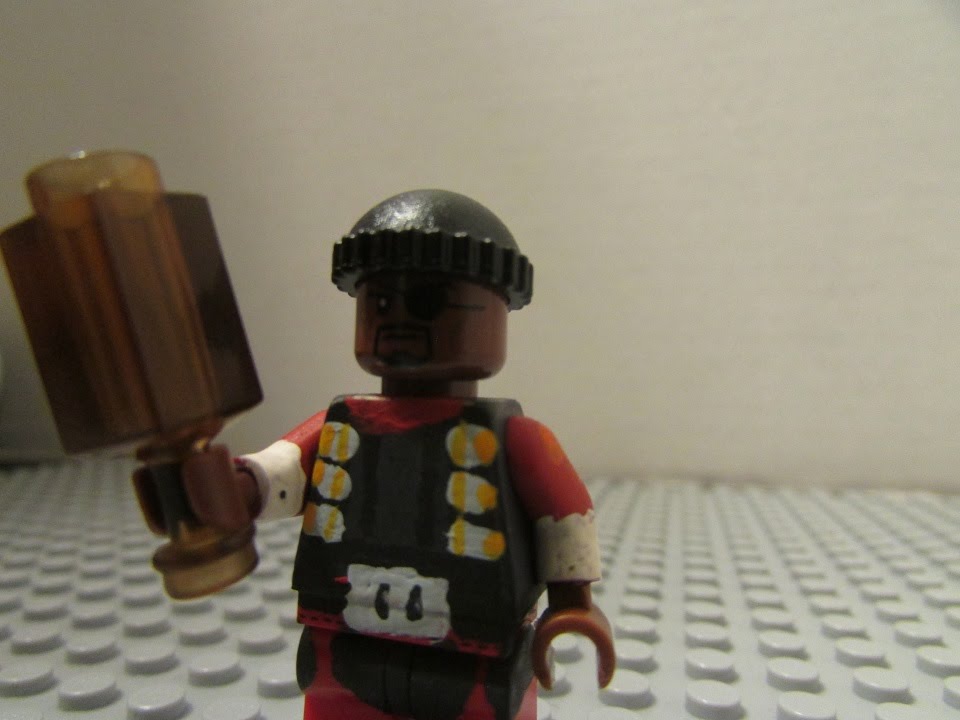 Custom Minifigure Showcase-Red Demo man from TF2 - YouTube