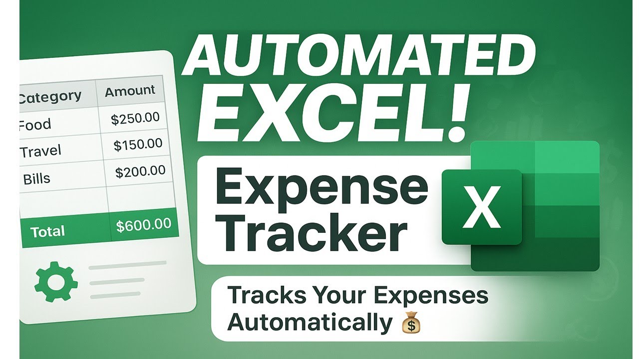 How to Create an Automated Expense Tracker in Excel – Full Tutorial ...