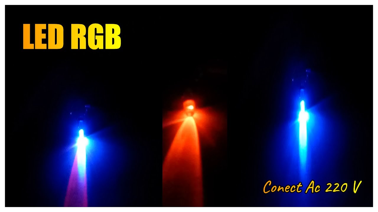 CARA PASANG LAMPU LED RGB KE AC 220 - YouTube