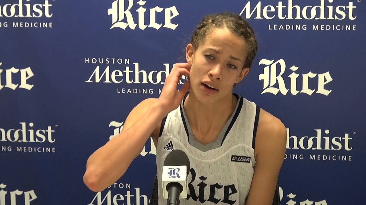 Rice Owl Sr G/F #30 Jessica Kuster, - YouTube