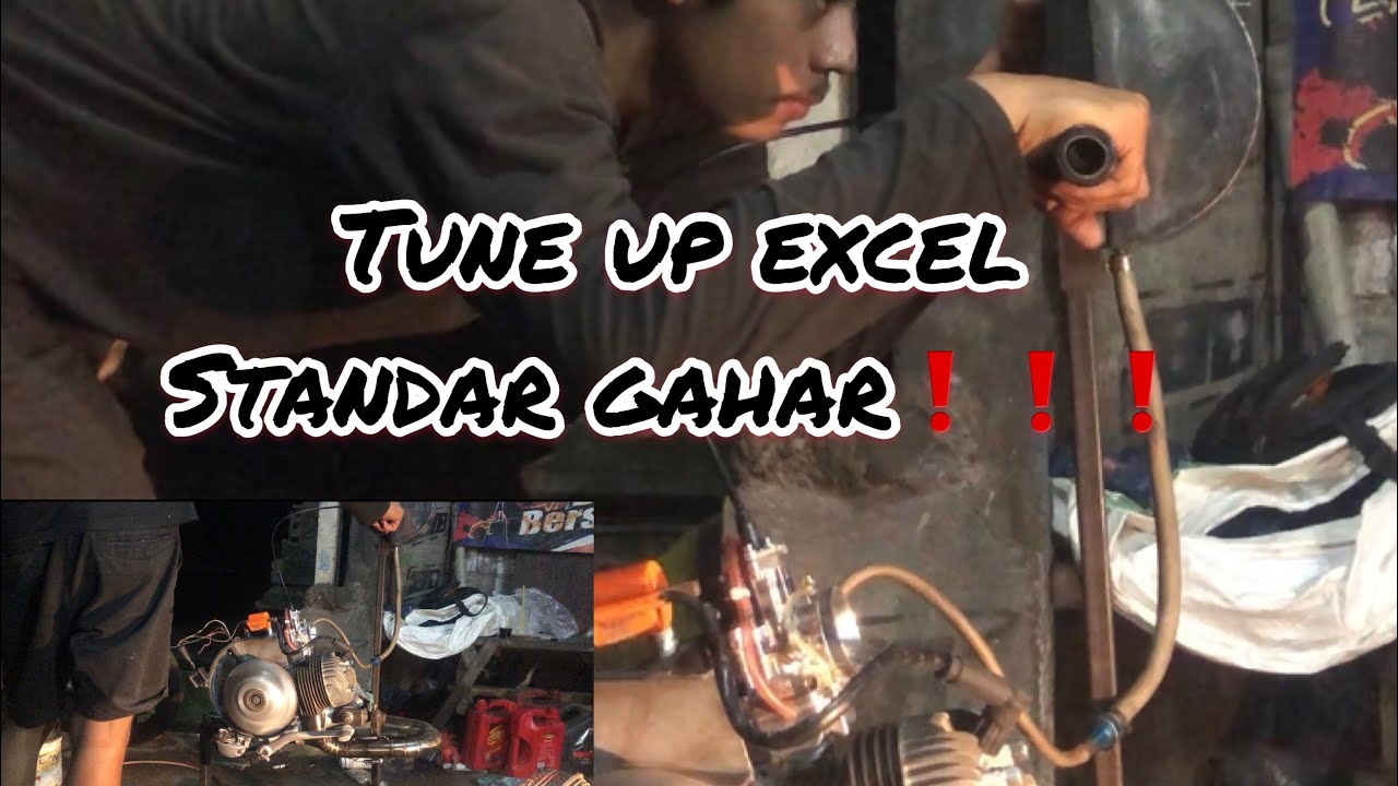 Part II EXCEL tune up part standart intake susun - YouTube