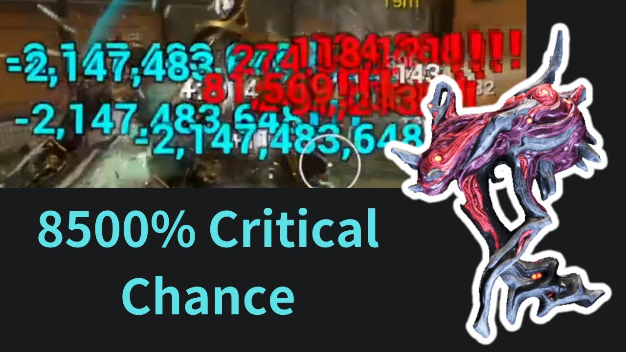 The Most INSANE Crit Weapon makes BUG damage [Warframe] - YouTube