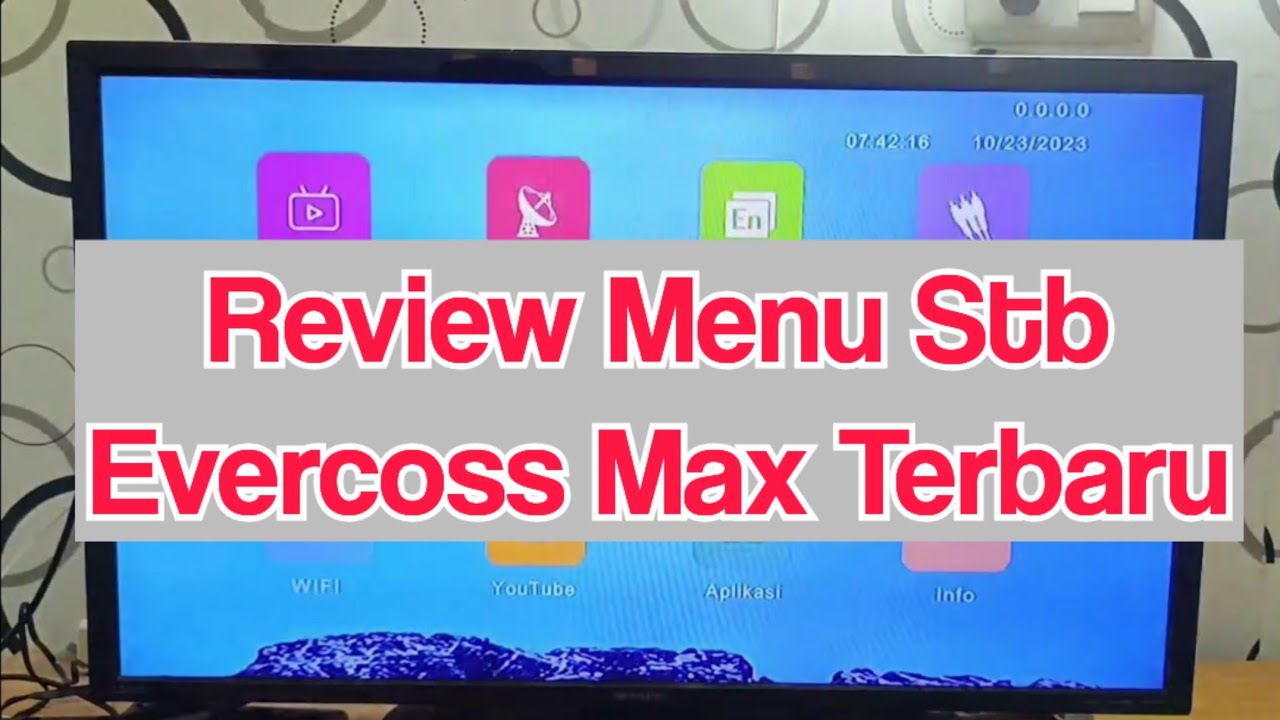 Review Menu Di Set Top Box Evercoss MAX - YouTube